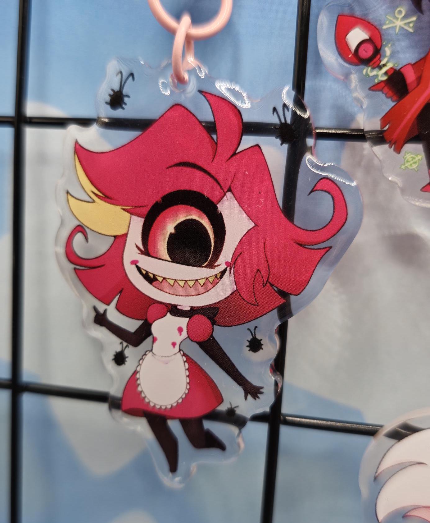 Hazbin Hotel 2.5" Anime Style Chibi Epoxy Charms - Charlie, Alastor ...