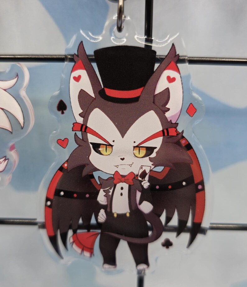 Hazbin Hotel 2.5" Anime Style Chibi Epoxy Charms - Charlie, Alastor ...