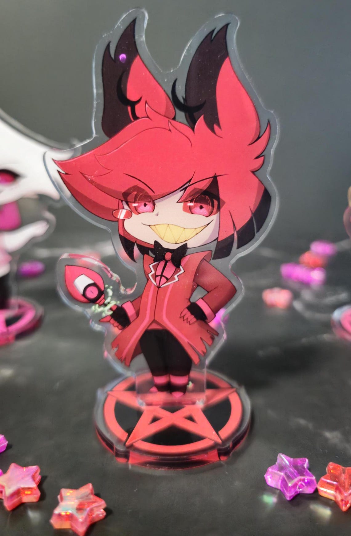 Hazbin Hotel Acylic Anime Chibi Style Standees - Charlie Morningstar ...