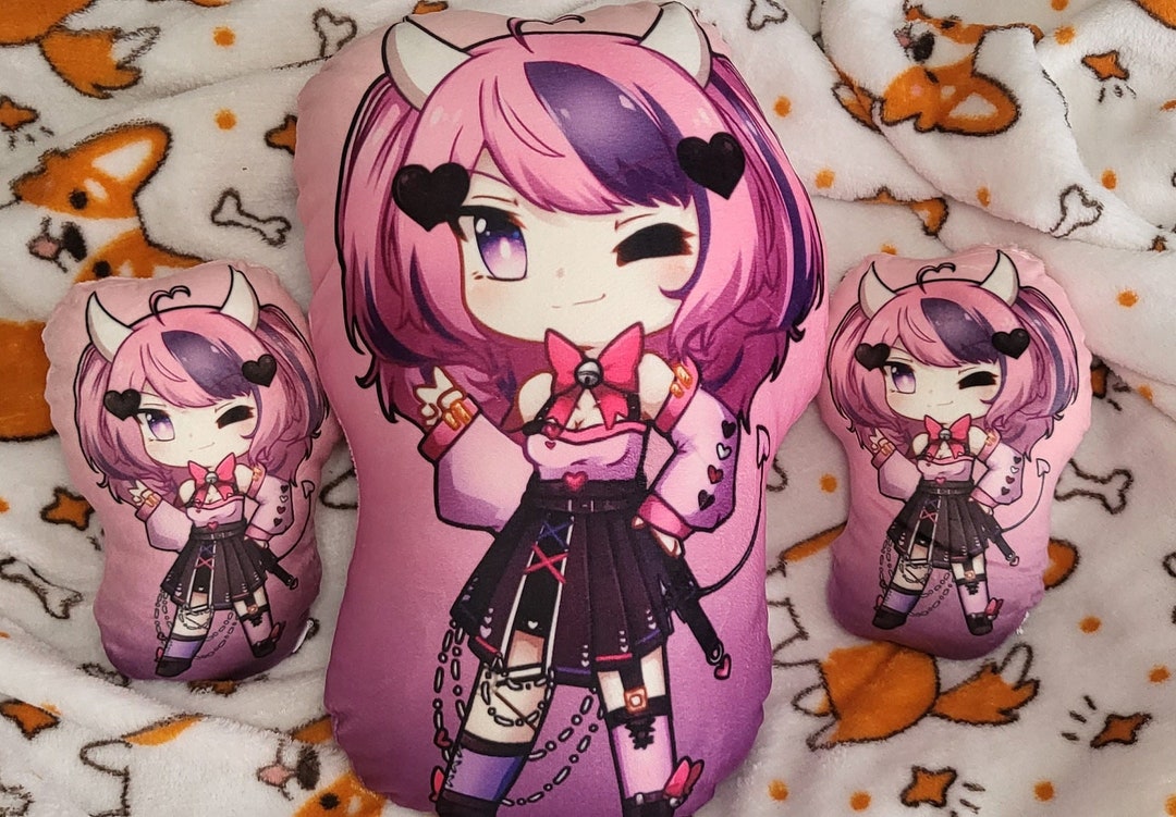 Iron Mouse Vshojo Vtuber Double Sided Pillows - 40cm/16" and 20cm/8" - Etsy