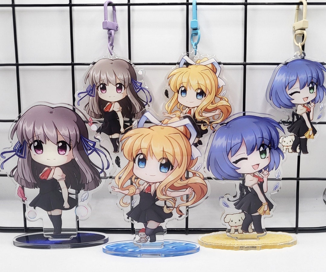 Air Anime Visual Novel Girls - 3" Epoxy Charms - 4" Acyrlic Standees - Etsy