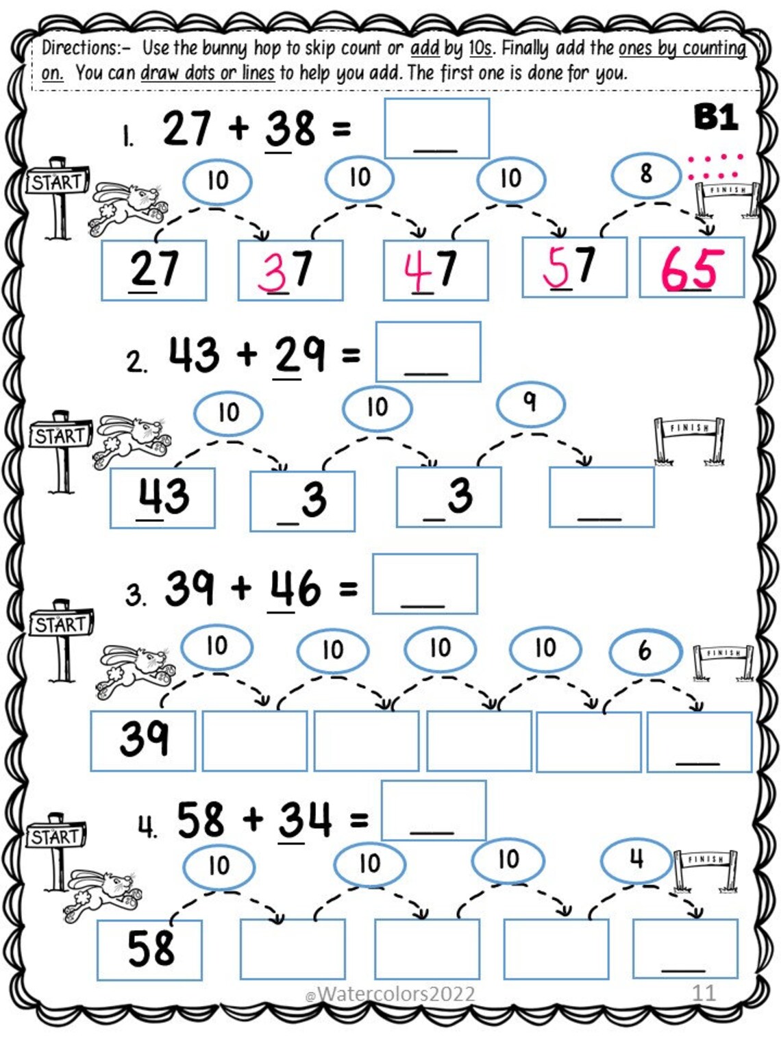 Add 2-digit Numbers With Regrouping! 2. NBT. B5 Worksheets and Anchor ...