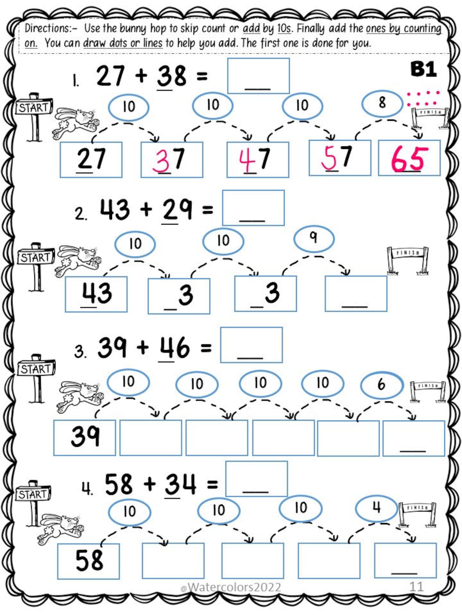 Add 2-digit Numbers With Regrouping! 2. NBT. B5 Worksheets and Anchor ...