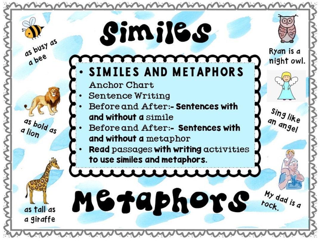 Simile And Metaphor Clipart