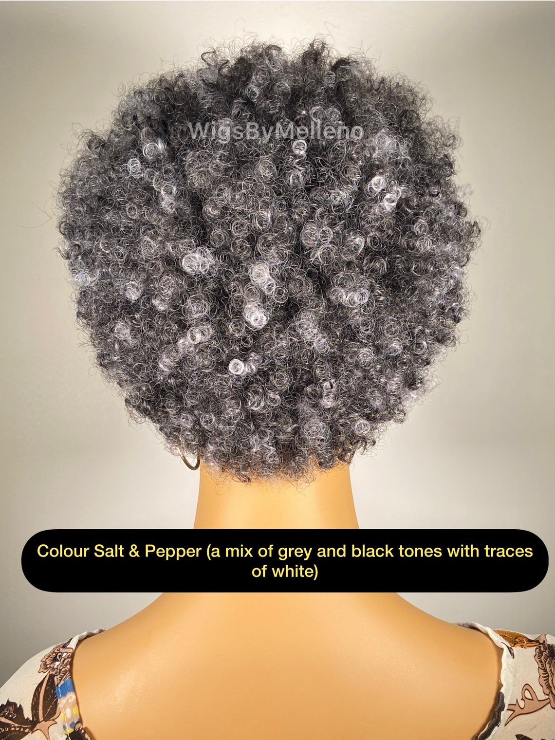 Salt And Pepper Afro Wig Grey Afro Wig Gray Afro Wig Afro Kinky