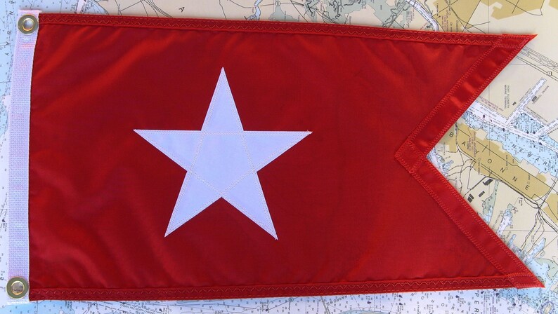 White Star Line burgee pennant flag RMS Titanic | Etsy