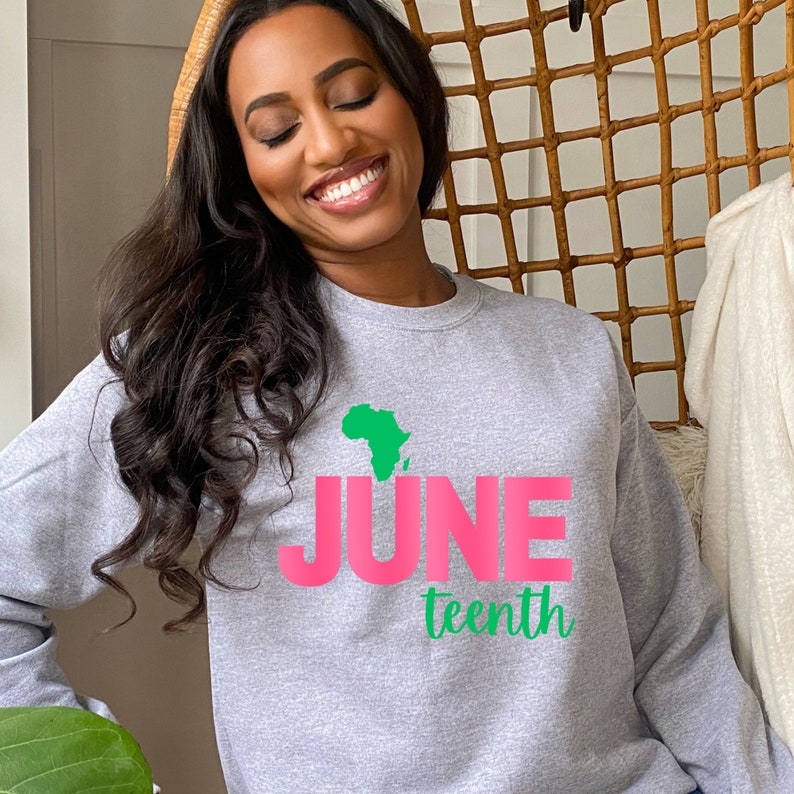 Juneteenth Shirt, Black History Month Tee, Green and Pink T-shirt, HBCU ...