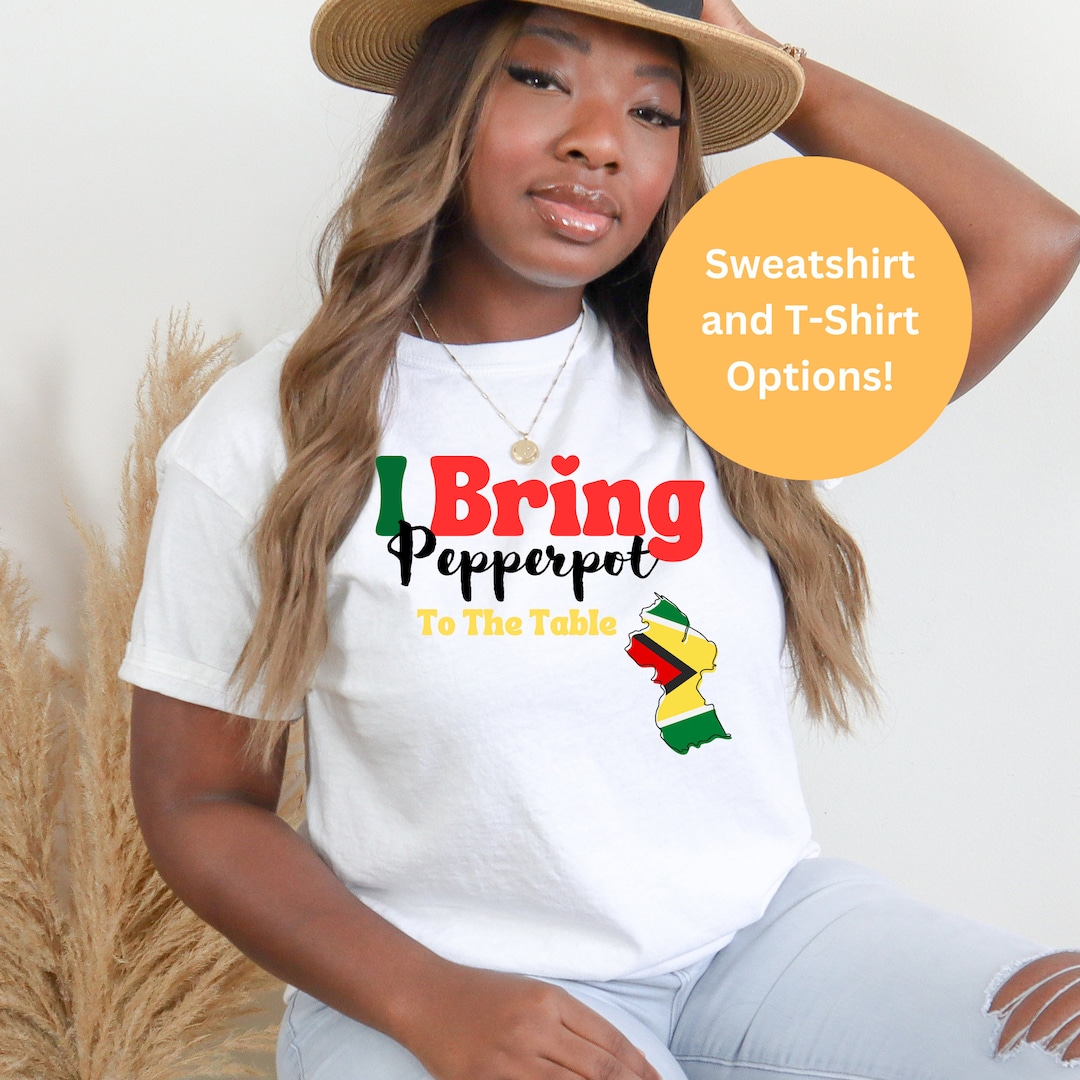 Guyana T-shirt, Guyanese Tee, South American Pride, Caribbean Apparel ...