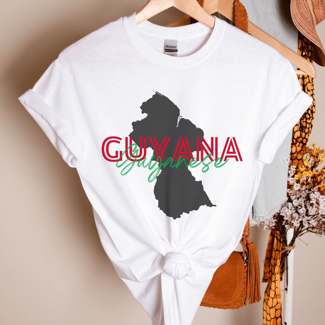 Guyana T-shirt, Guyanese Shirt, West Indies Apparel, West Indian ...