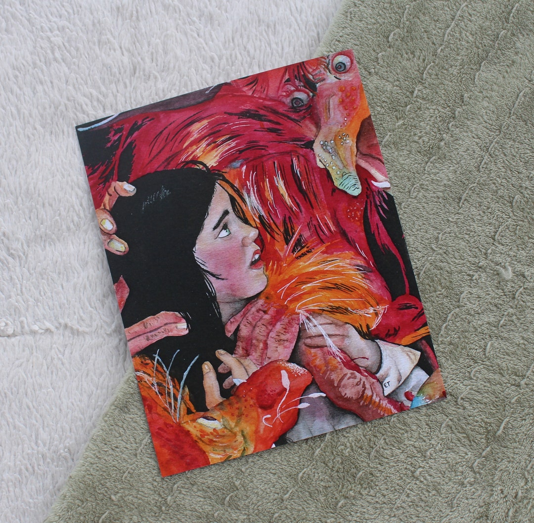 The Labyrinth Art Print 8x10 - Sarah Jennifer Connelly With Firey Gang ...