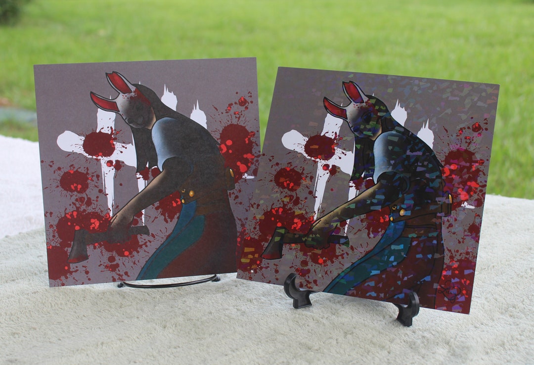 Huntress Dbd Art Print: Holographic/standard (8x8) - Etsy