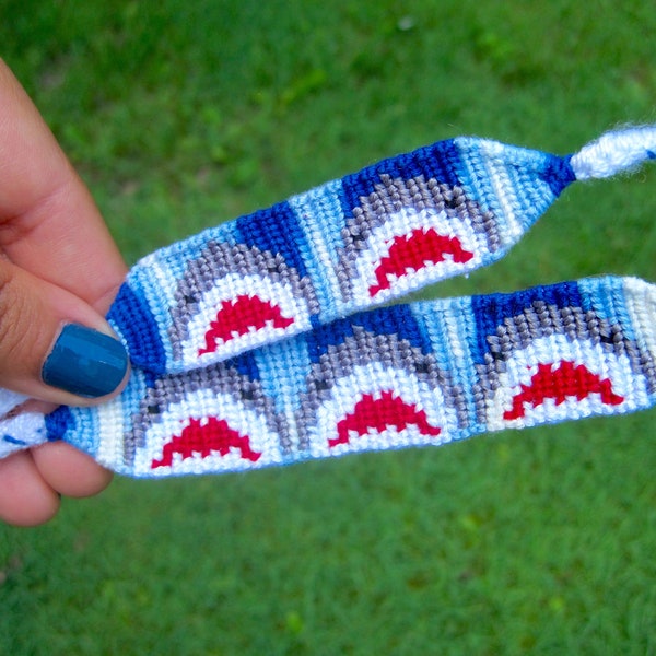 Shark Friendship Bracelet - Etsy