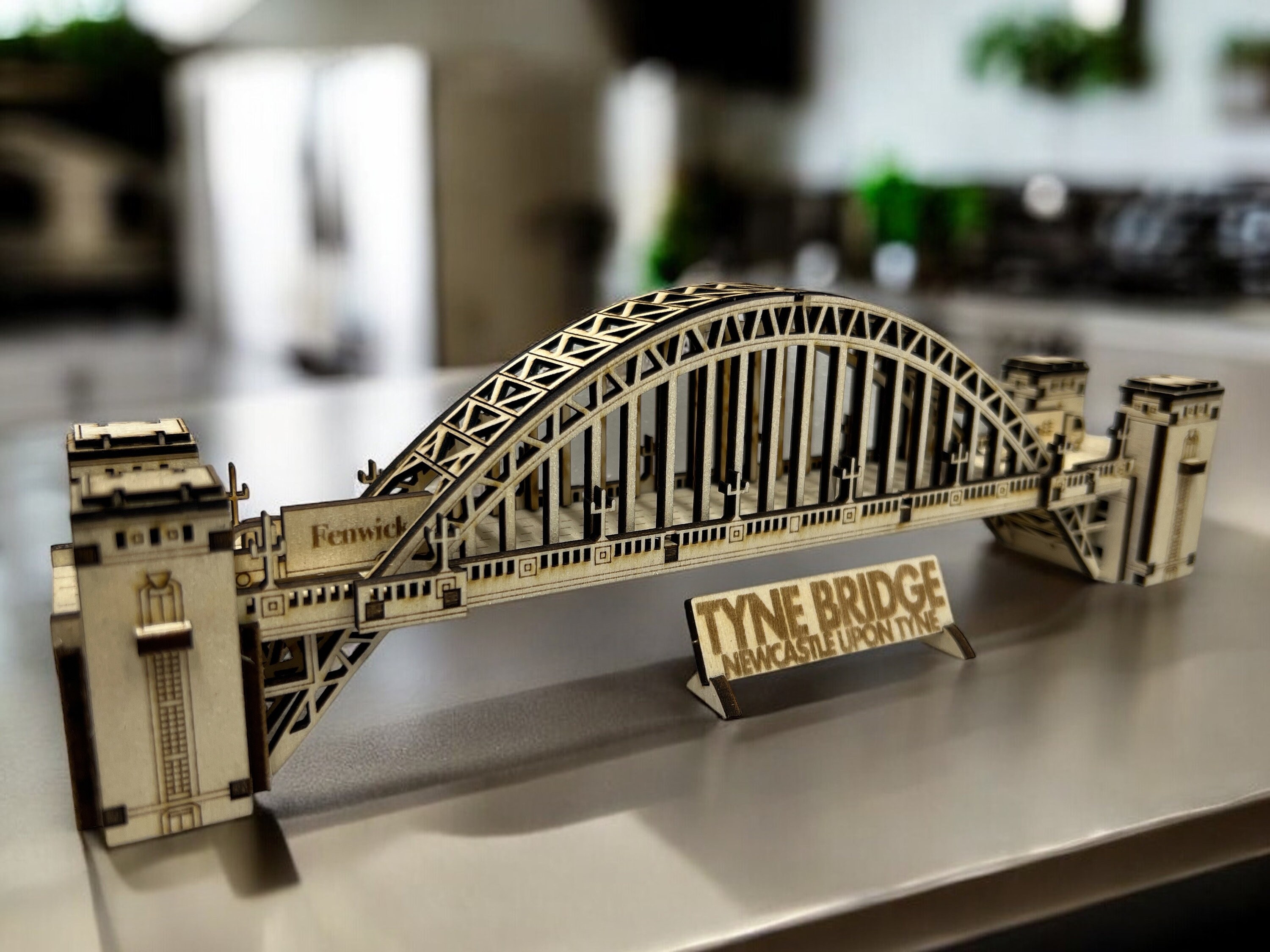 Tyne Bridge 3D Wooden Model Kit Eco-friendly Northeast Craft - Etsy UK