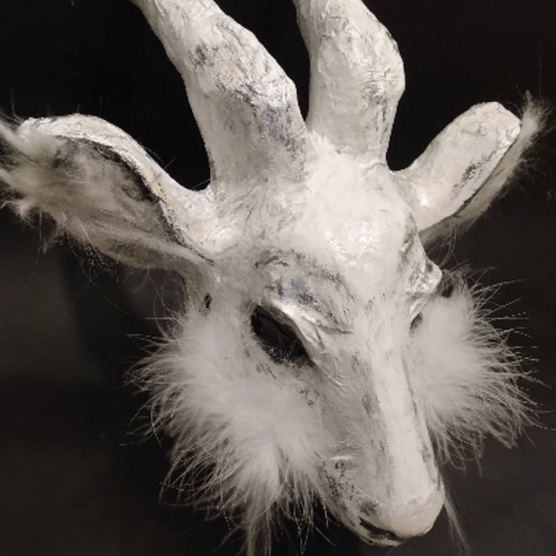 Goat Mask - Etsy