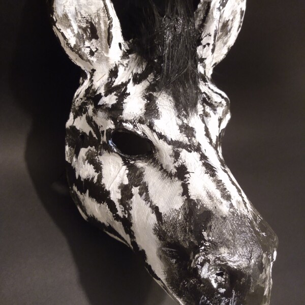 Zebra Mask - Etsy
