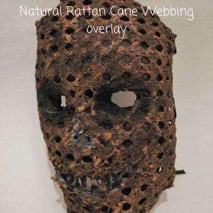 Original Rustic Horror Mask,paper Mache Mask,scary Mask,satan Mask ...