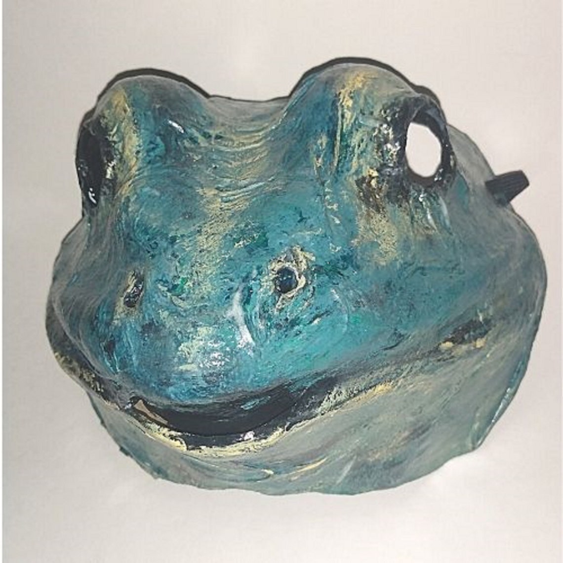Original Paper Mache Frog Mask Amphibian Frog Toad Mask - Etsy