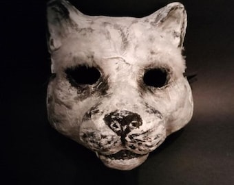 Paper Mache Dog Mask - Etsy