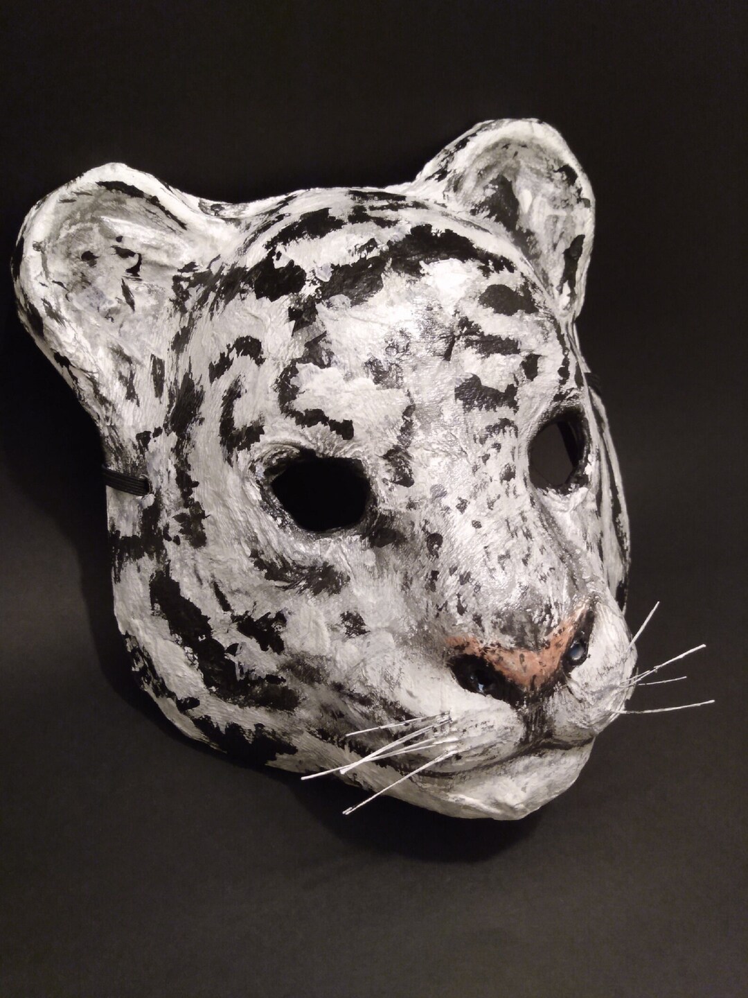 Original Paper Mache White Tiger Mask, Siberian Tiger,tiger Costume ...