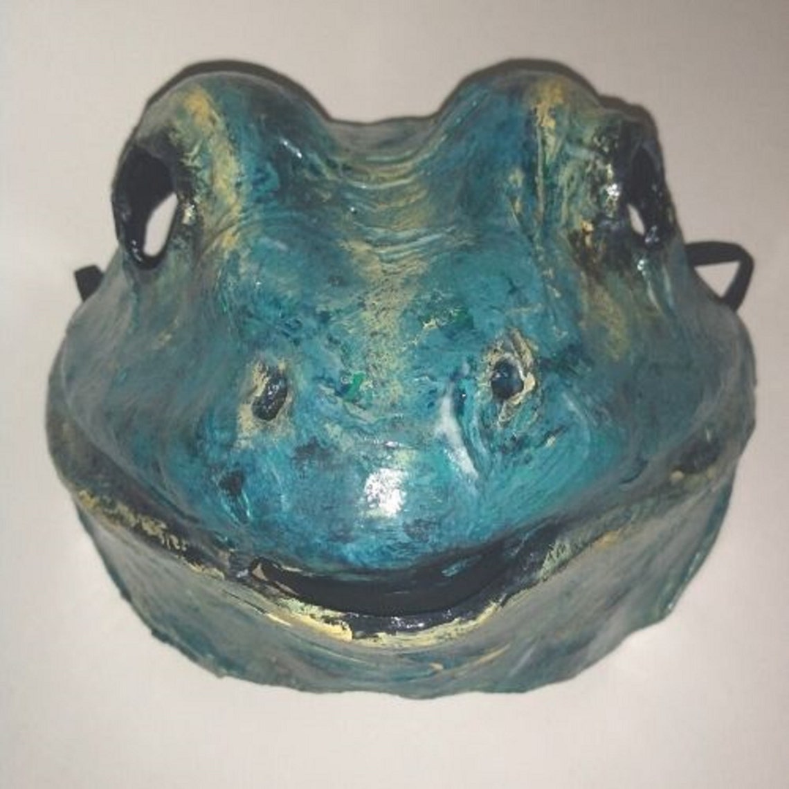 Original Paper Mache Frog Mask Amphibian Frog Toad Mask - Etsy