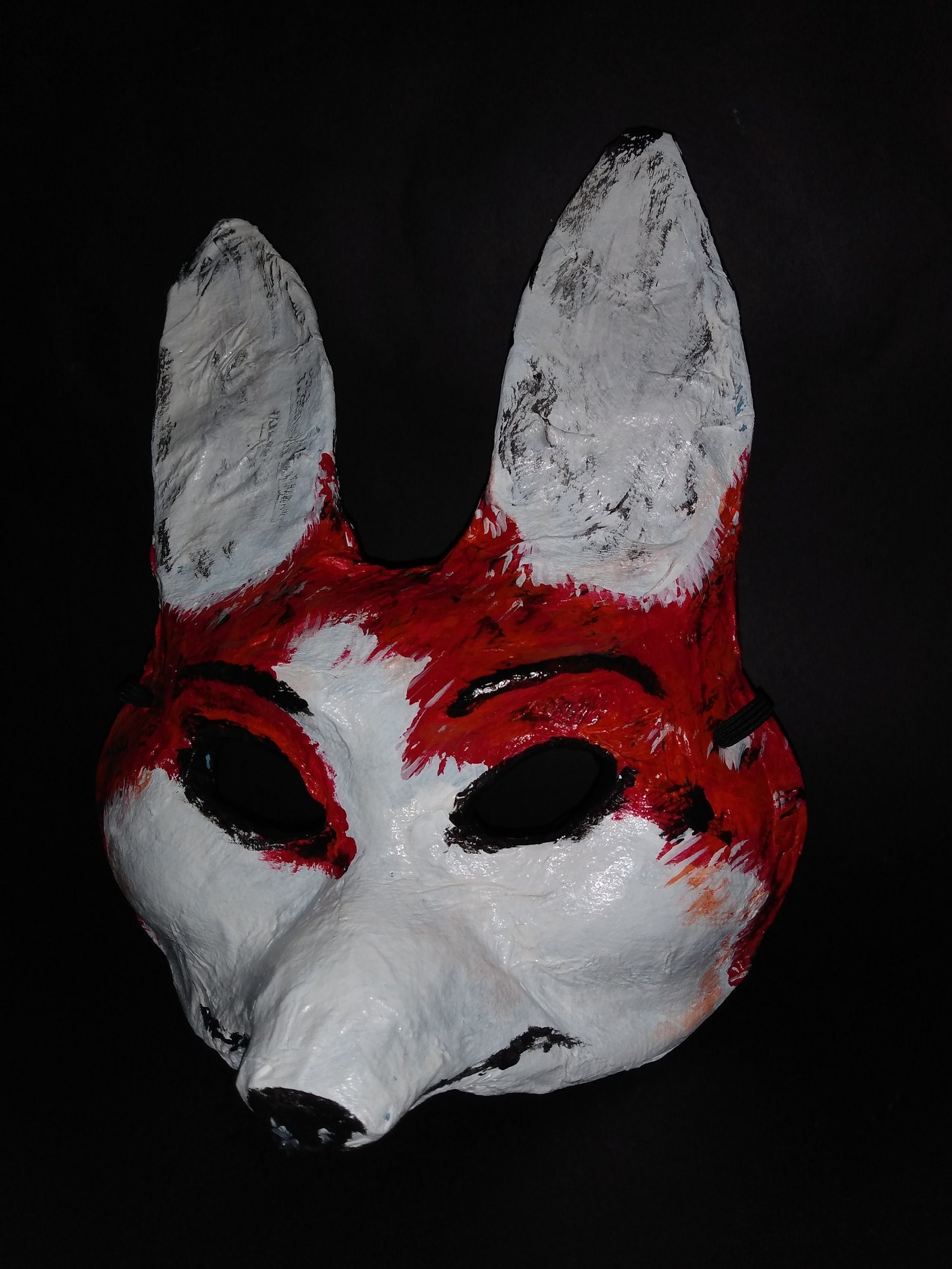 Original Paper Mache Fox Mask Fox Mask Fox Costume | Etsy Hong Kong