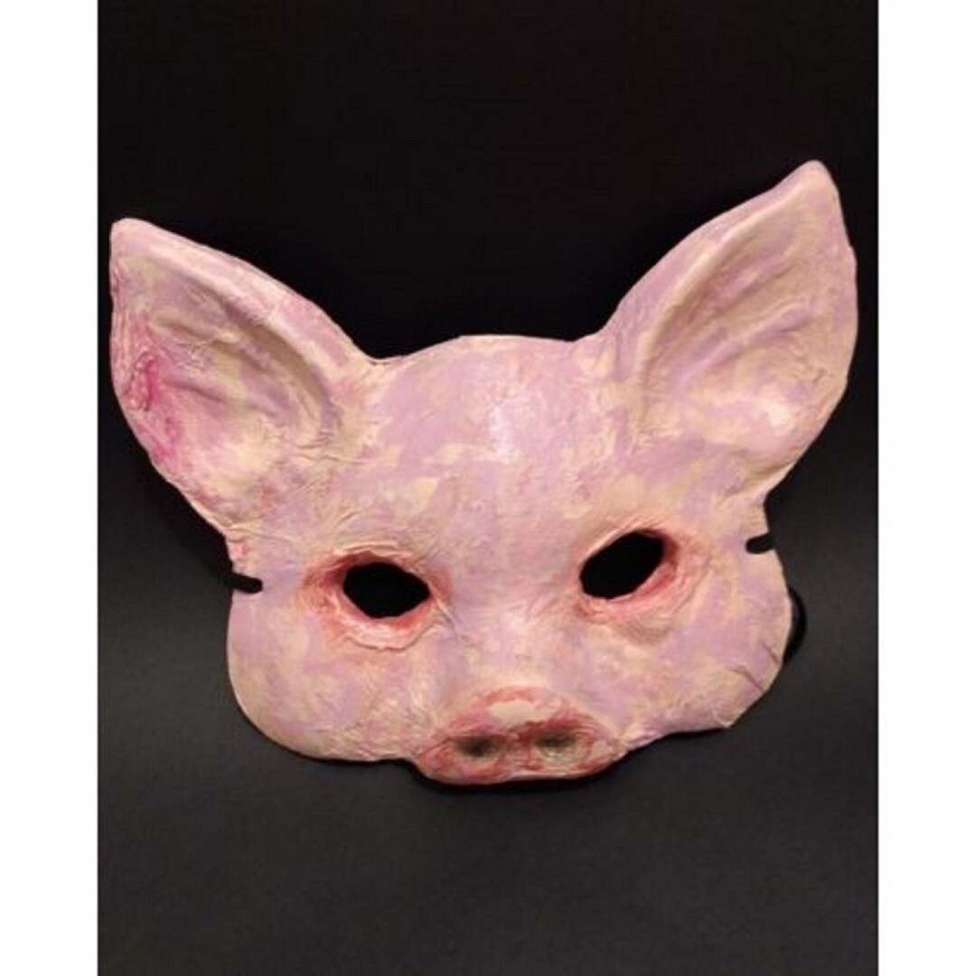 Cosplay Pig Mask: Handmade Paper Mache Animal Costume - Etsy