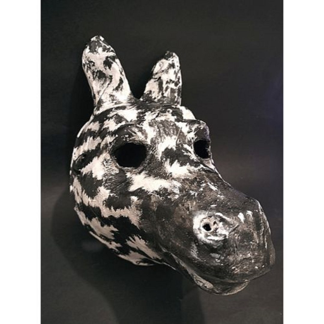 Zebra Mask Animal Mask Halloween Mask Carnival Mask. Original Paper ...