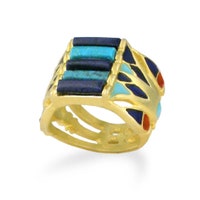 Scarab & Ankh Ruby Ring - Etsy