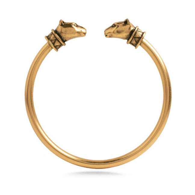 Egyptian Bastet Cuff Bracelet Adjustable Silver or Gold | Etsy