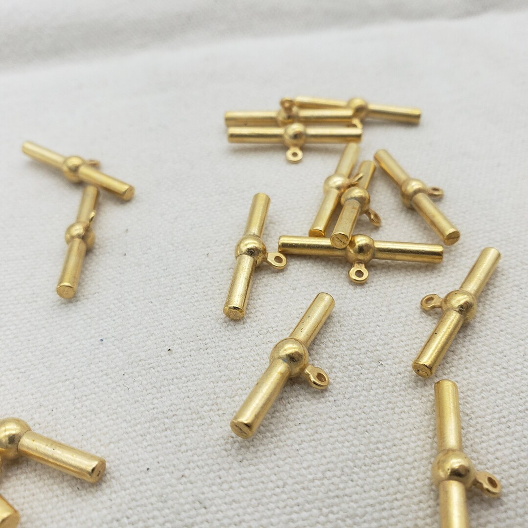 Bulk Toggle Bars for Jewelry Making - 1" - 18K Gold Plated - 200 Pcs - Etsy