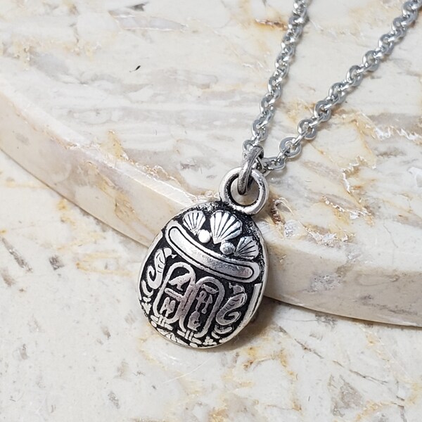 Scarab Necklace - Etsy