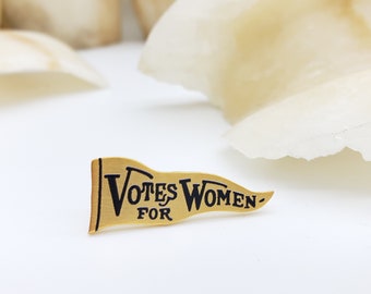 Votes for Women Suffrage Bird Feminist Election Enamel Pin From Drumpf ...