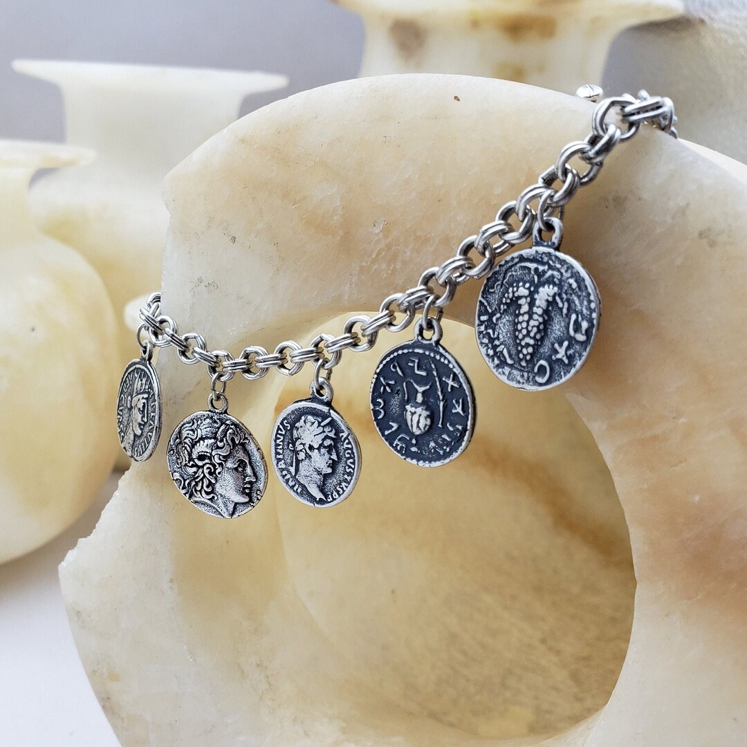 Roman Coin Charm Bracelet: Alexander, Tyche, Hadrian - Museum ...