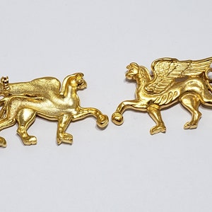 Griffin Brooch Pin - Etsy