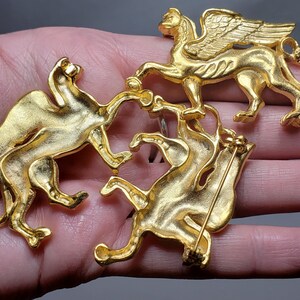 Griffin Brooch Pin - Etsy