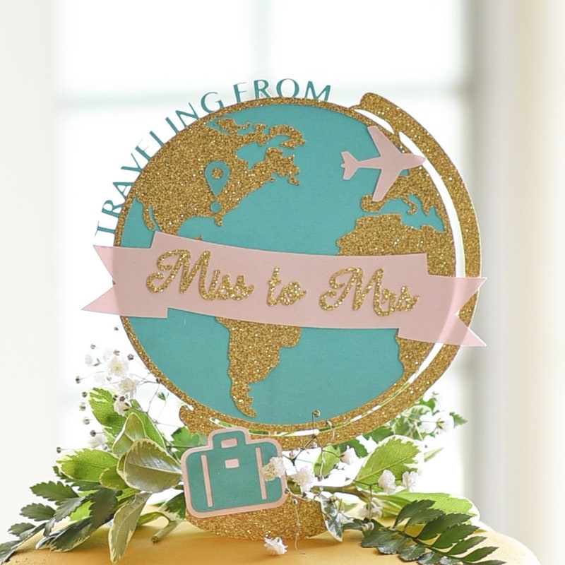 Travel Cake Topper - Etsy