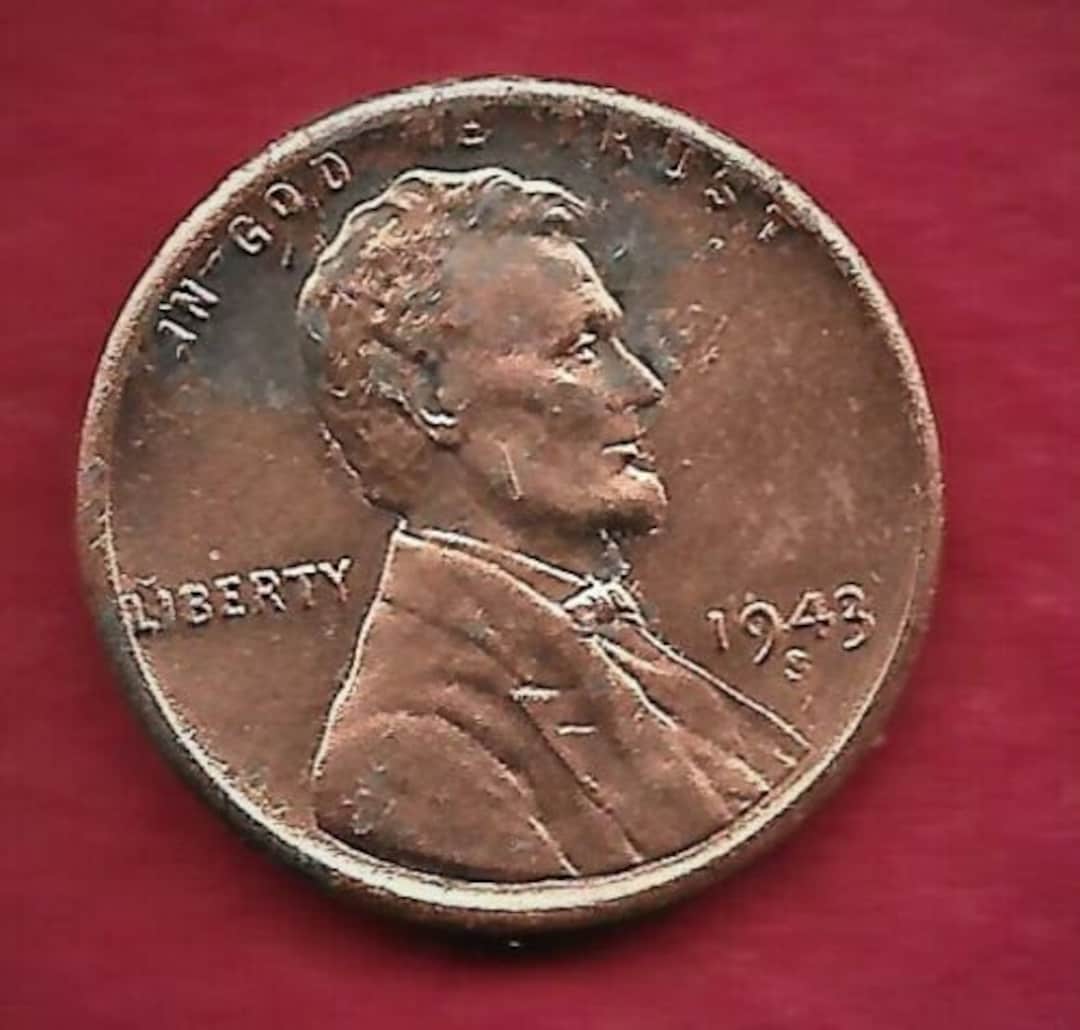 1943-S Lincoln Cent - COPPER Coated Steel Cent - Free "same-day ...