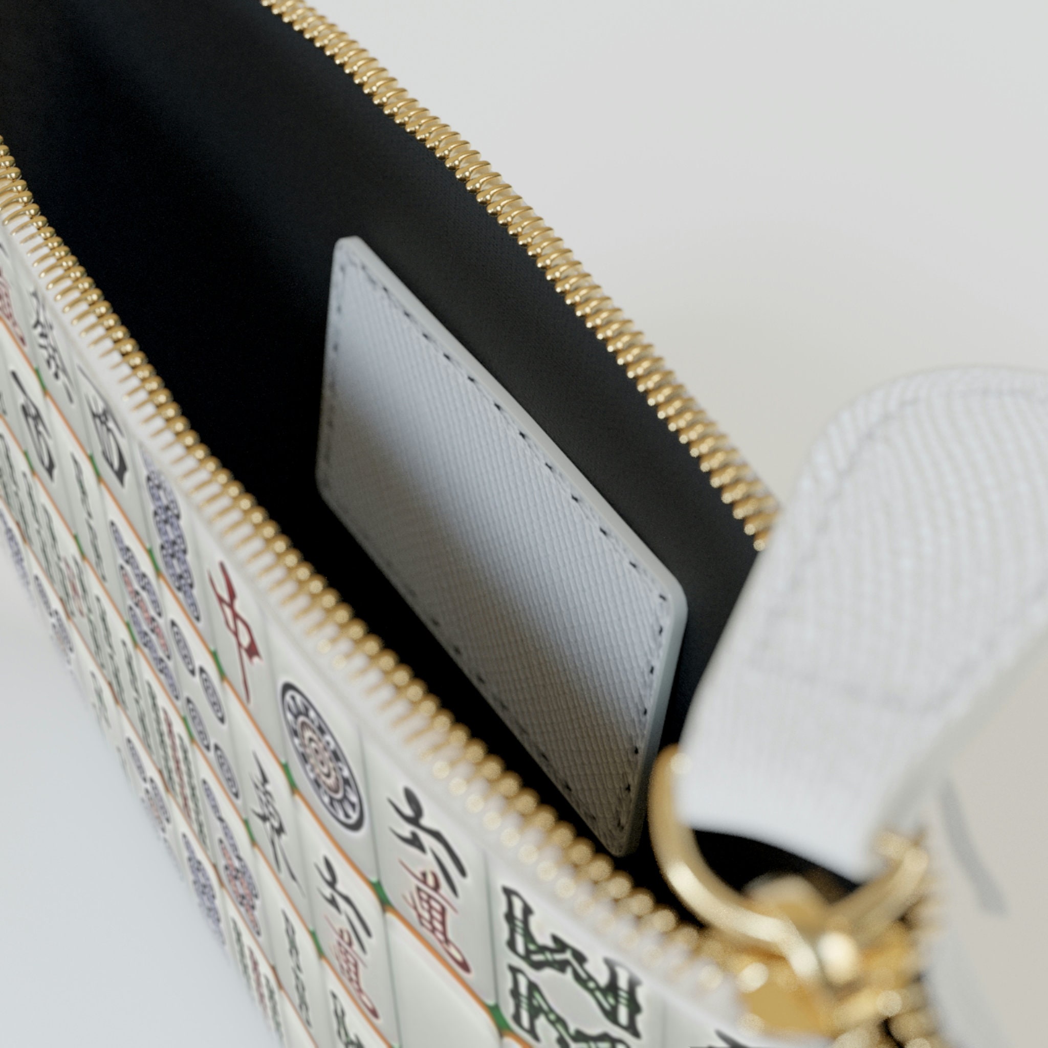 Mahjong Bag, Mahjong Tile Bag, Mahjong Mini Clutch Bag, Mahjong Zip ...