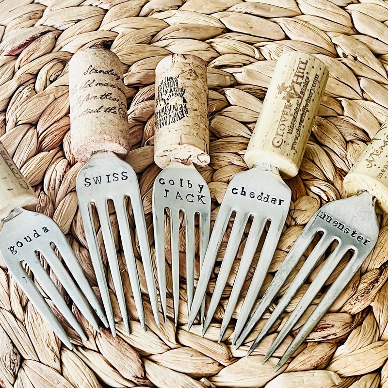 Cheese Forks - Etsy
