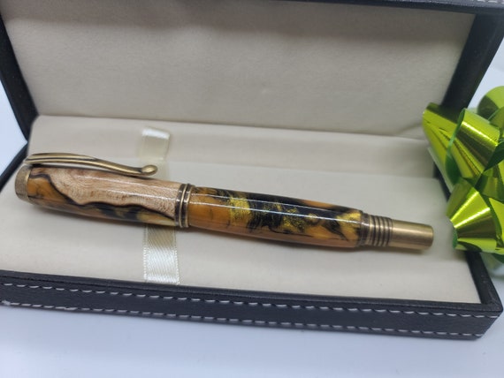 Beautiful Handmade Retro Hybrid FIJI Body Rollerball Pen | Etsy