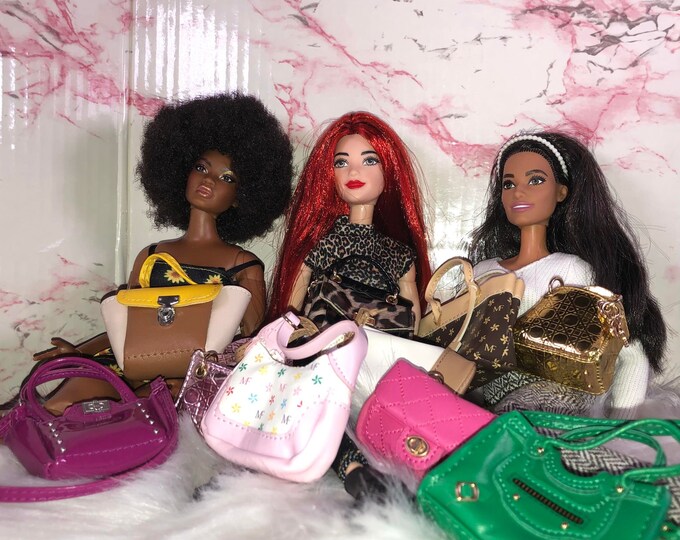 Rare Re-ment Dollhouse Miniature Department Store Women Handbag Shoes ...