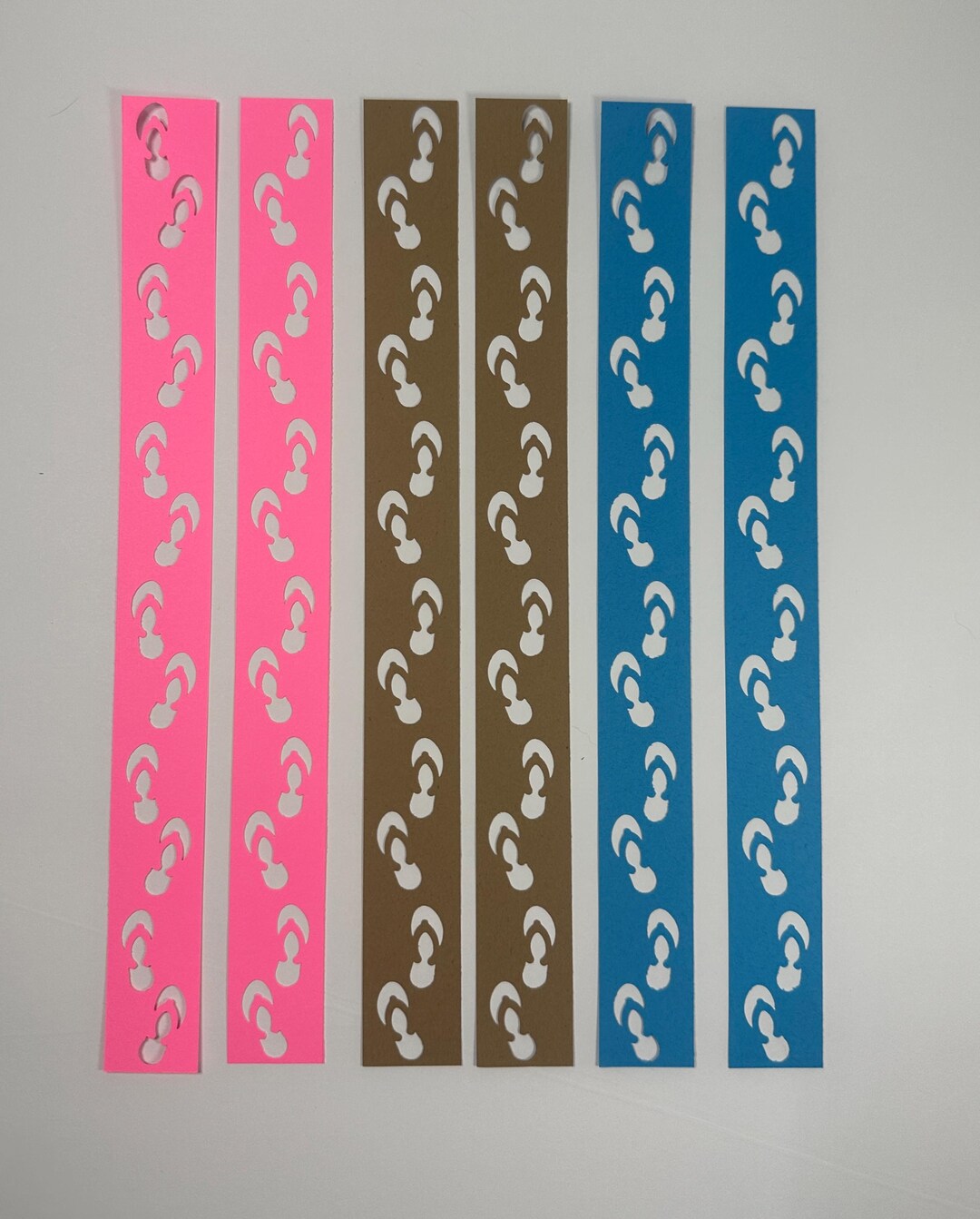 Creative Memories FLIP FLOPS Borders Die Cut Scrapbook 12” 6 Pieces - Etsy