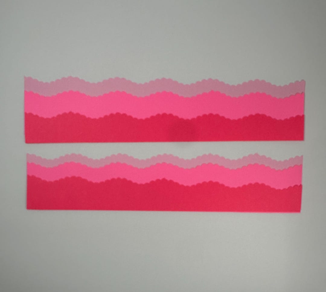 Creative Memories WAVY SCALLOP Borders Die Cut Scrapbook 12” 6 Pieces ...