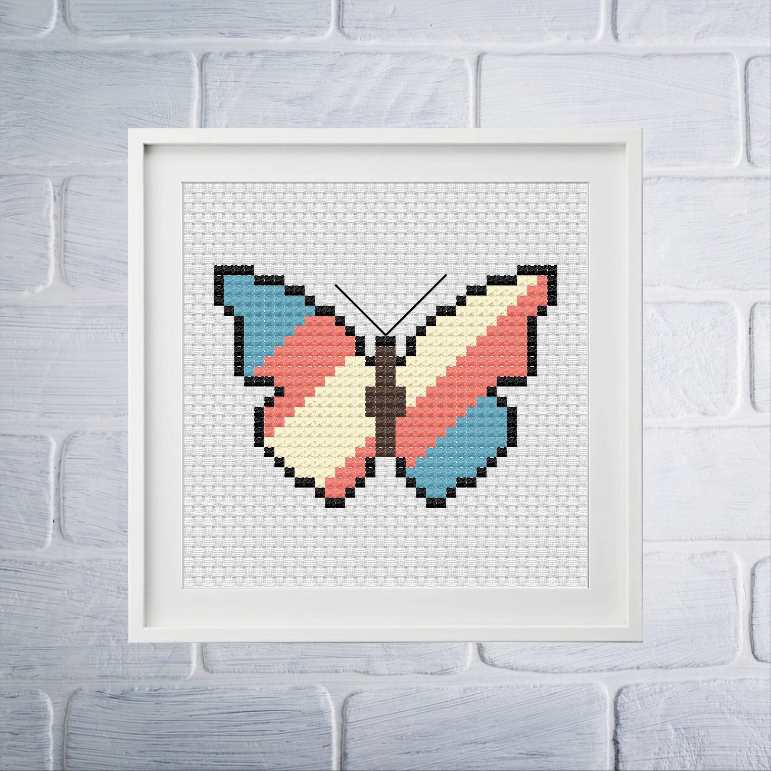 Transgender Cross Stitch Pattern, Butterfly Cross Stitch, Pride Cross ...