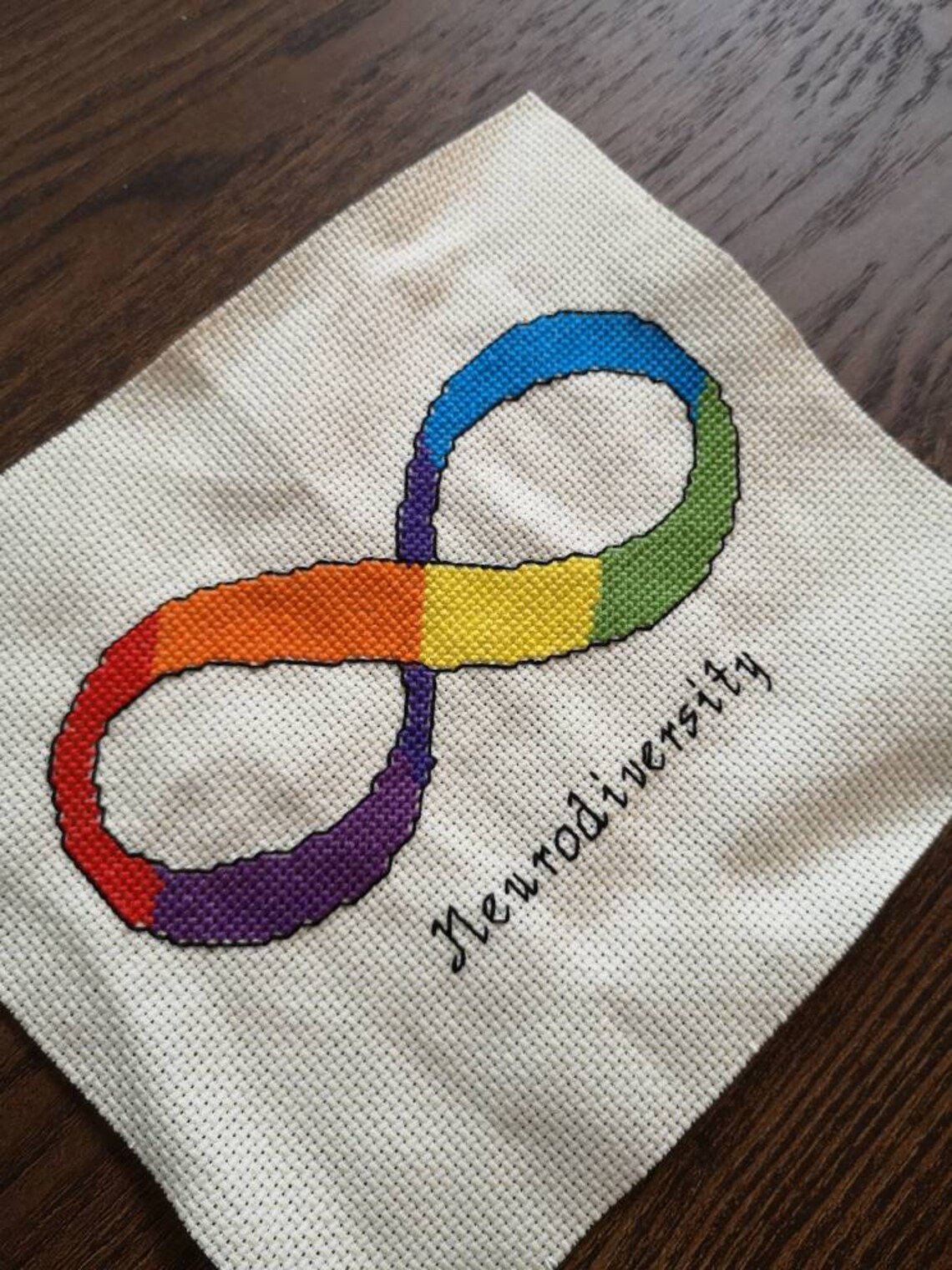 Neurodiversity Cross Stitch Pattern Autism Cross Stitch ADHD - Etsy Sweden