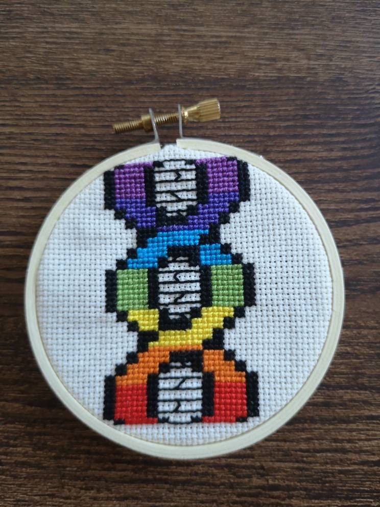 Rainbow DNA Cross Stitch Pattern Pride Cross Stitch Ally | Etsy