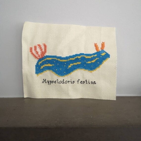 Sea Slug Cross Stitch Pattern Nudibranch Cross Stitch Ocean | Etsy