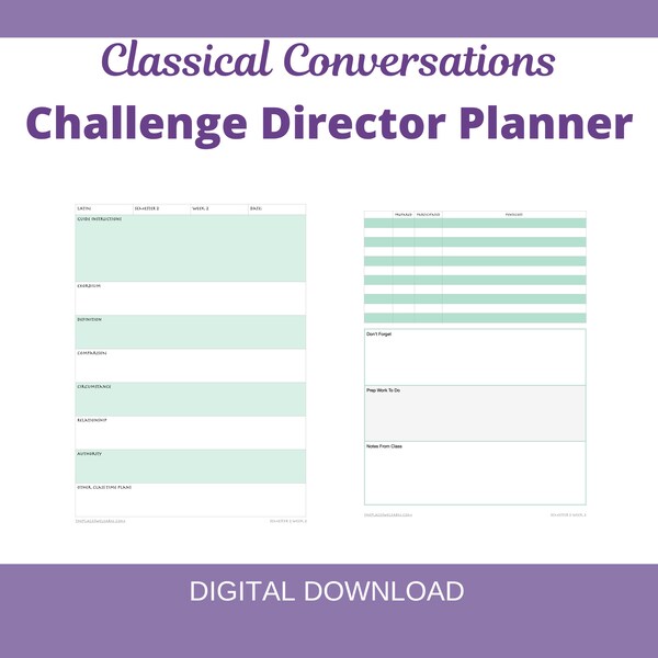 Challenge 2 Planner - Etsy