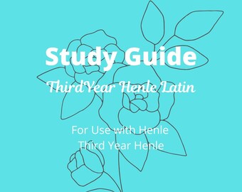 Study Guide and Homework Help: First Year Henle Latin Lessons 1 Through ...