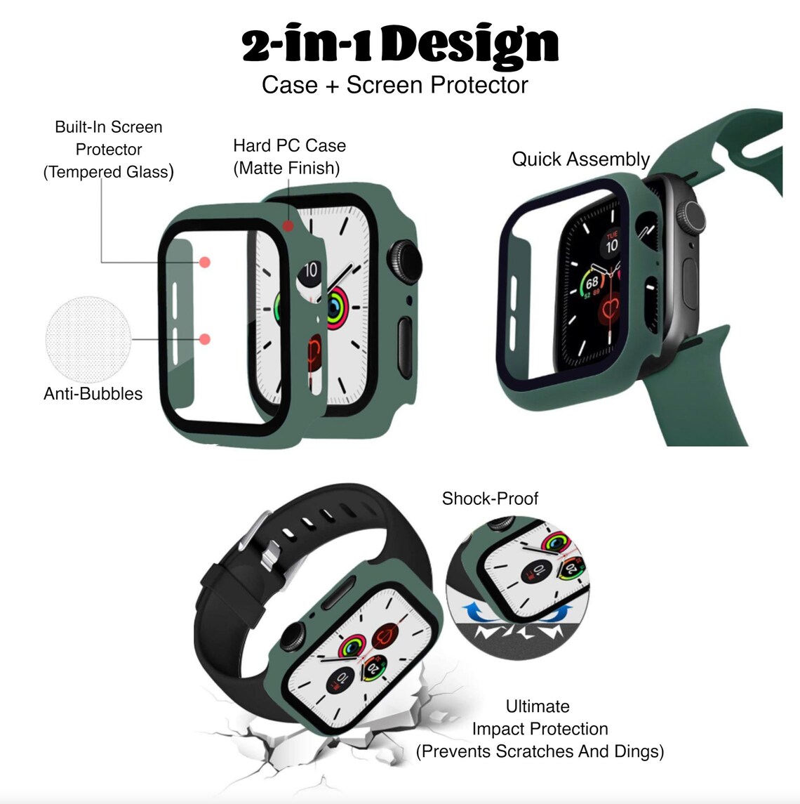 I Watch Face Covers For Women And Men 38mm 40mm 42mm 44mm | Etsy